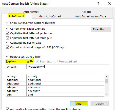 Improve Your Writing by Flagging Words in Office – Geoff Mazeroff